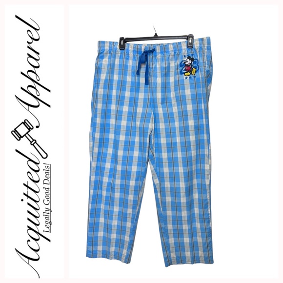 Disney | Intimates & Sleepwear | Disney Store Mickey Mouse 28 Plaid ...